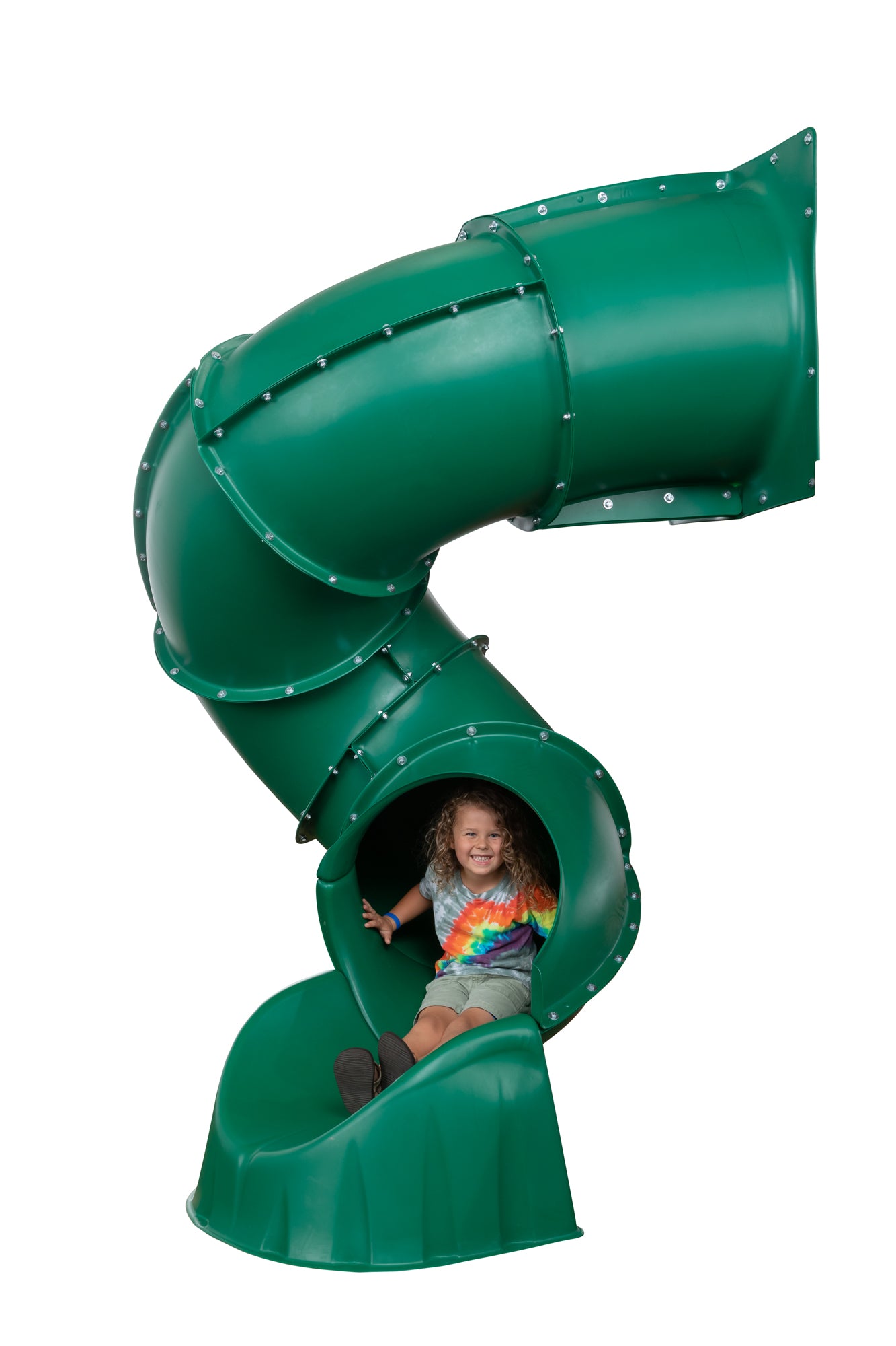 Spiral Tube Slide for 5 Ft. deck – Creative Cedar Designs