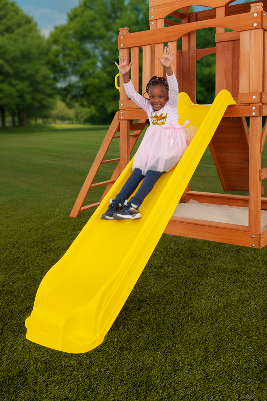 8 Foot Straight Slide – Creative Cedar Designs
